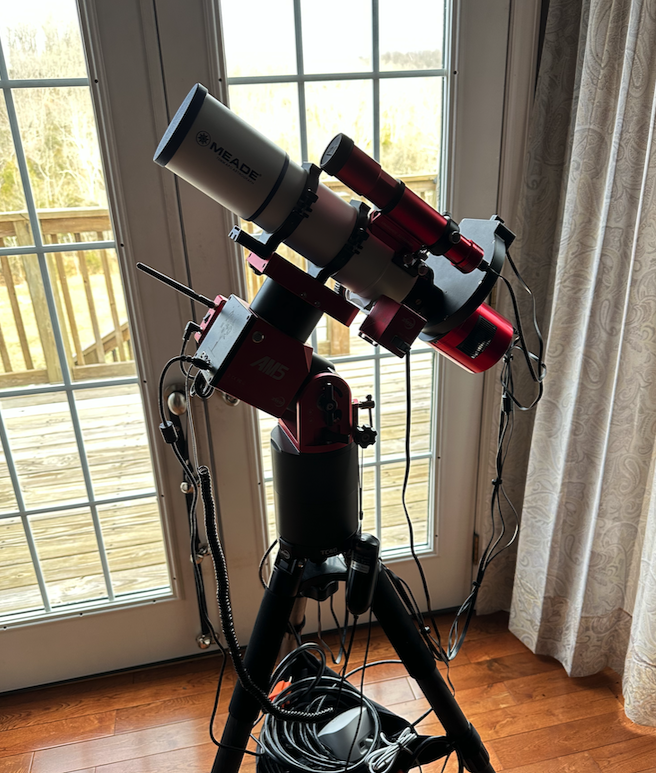 Capturing the Leo Triplet with the Meade 70mm APO Quad Astrograph ...