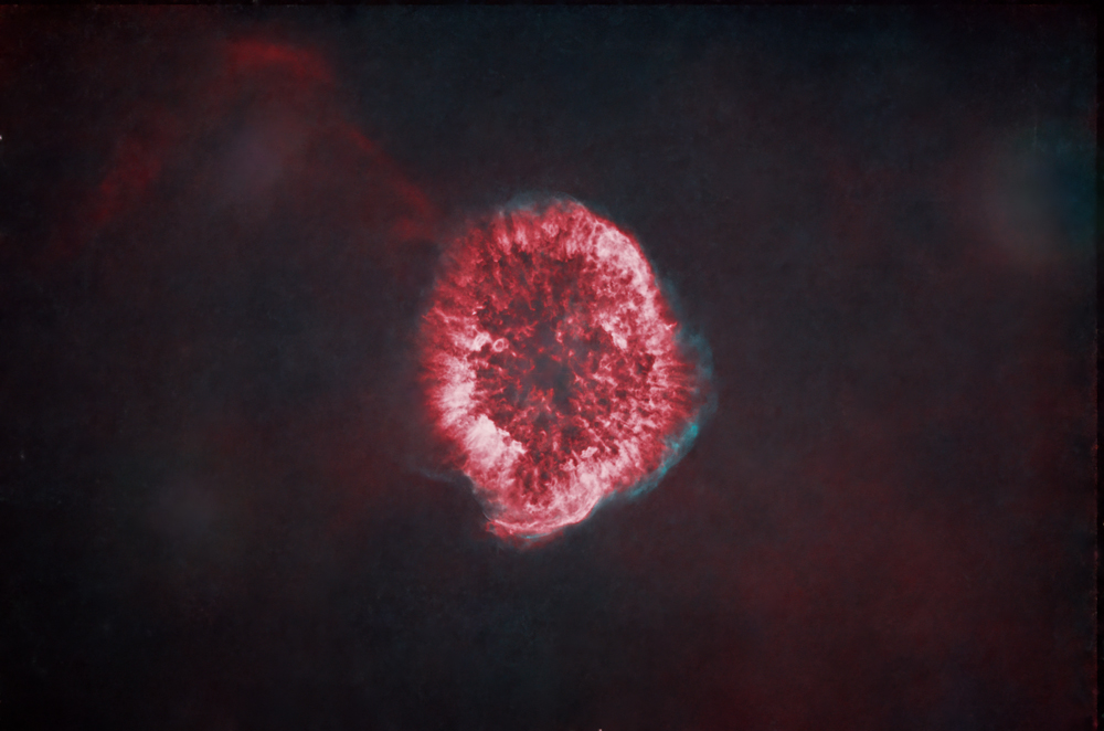 Astrophotography of a Wolf Rayet star RCW 58 using a 24 inch telescope ...