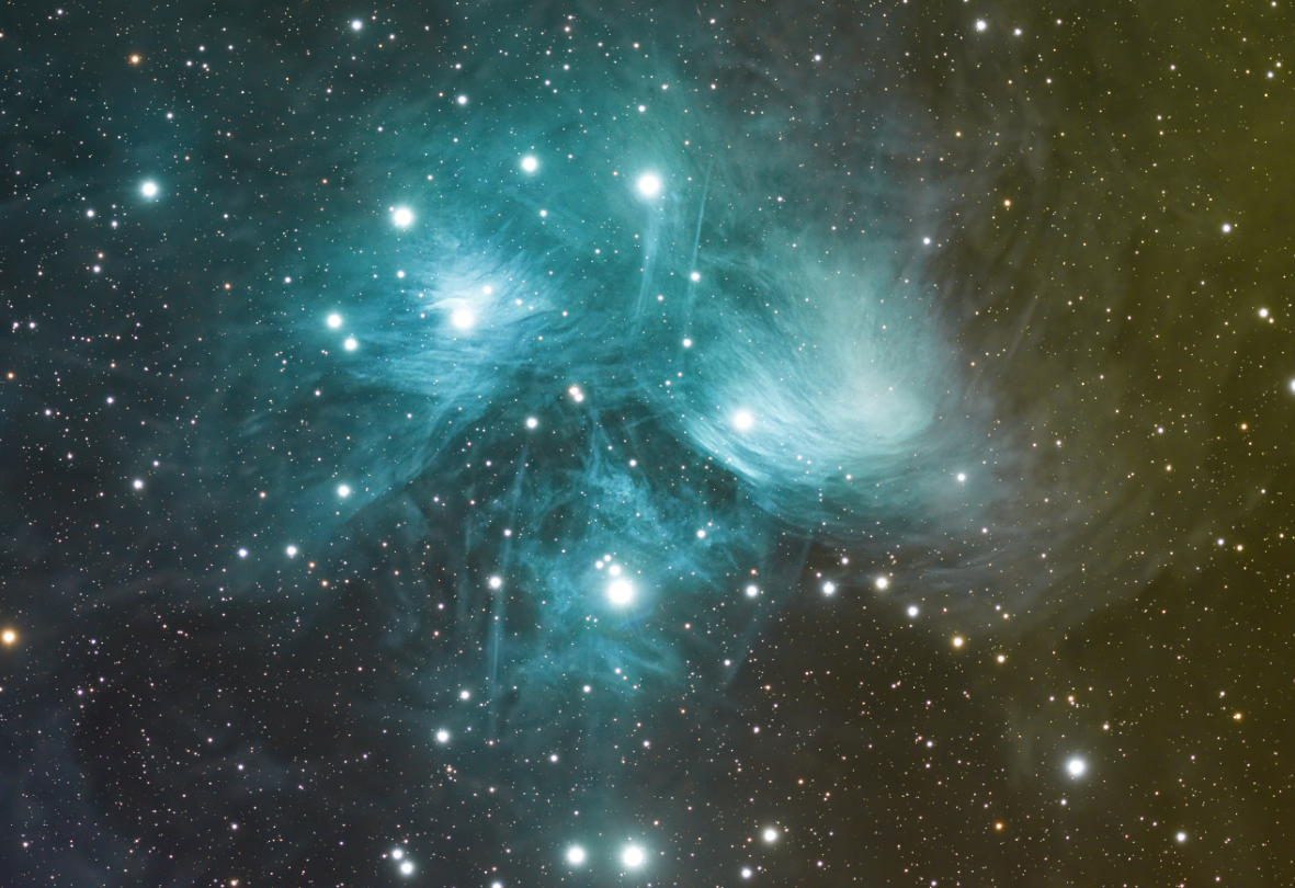 M45 Pleiades astrophoto with the Sharpstar 61EDPH III refractor ...