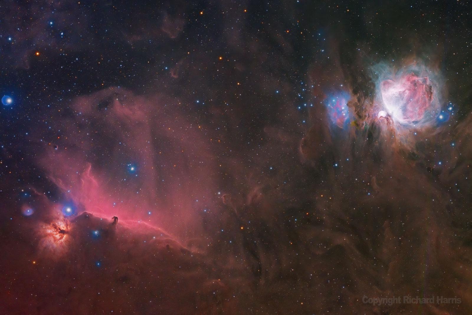 The Orion Complex astrophoto taken with the Redcat 51 ...
